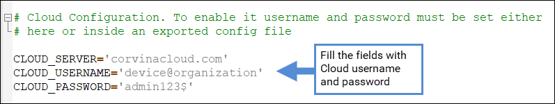 How to configure network and provide Corvina credentials on Linux HMI