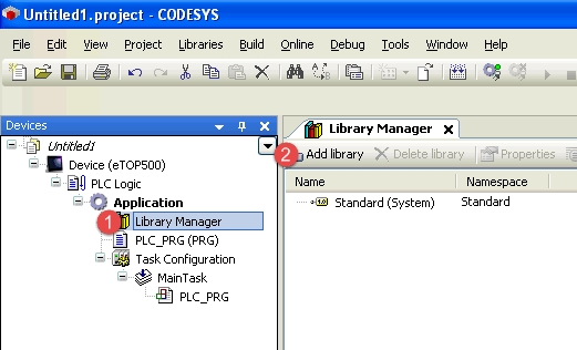 How to use HMI serial port from CODESYS v2 or v3 internal PLC?