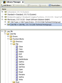 How to handle a CSV file from CODESYS v2 or v3 internal PLC?