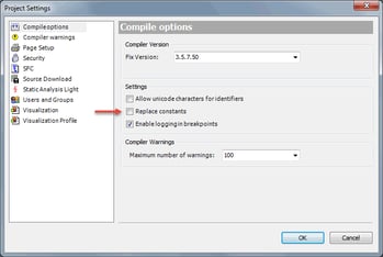 How to create persistent and constant variables with CODESYS v3 internal PLC