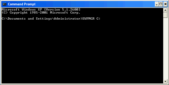 How to configure Enhanced Write Filter (EWF) under Windows OS