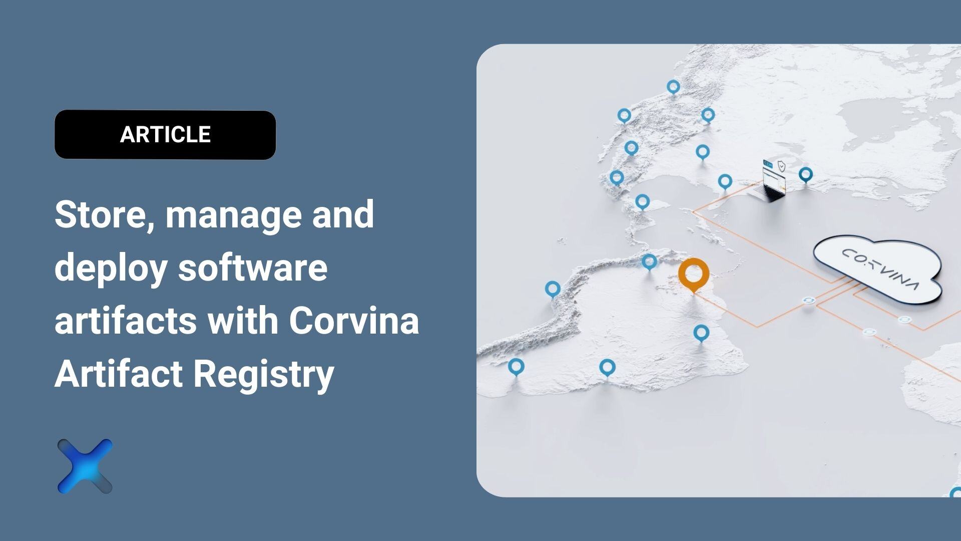 Store, manage and deploy software artifacts with Corvina Hub Repository